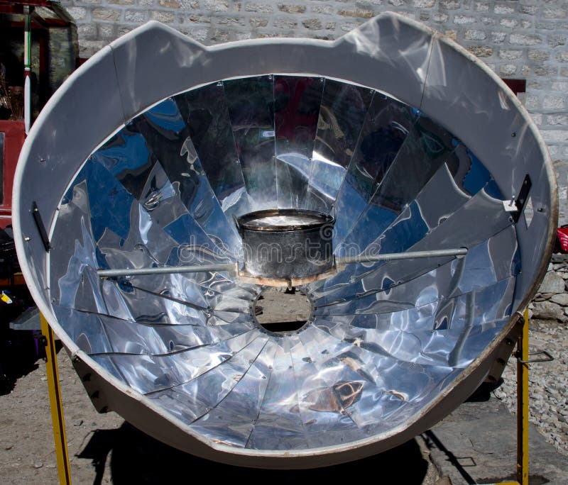 Solar cooker stock photo. Image of energy, object, zanskar - 7748068