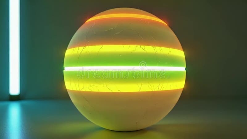 Solar Core Sphere - 4K Gradient Tech Element for UI Design, Sci-Fi ...