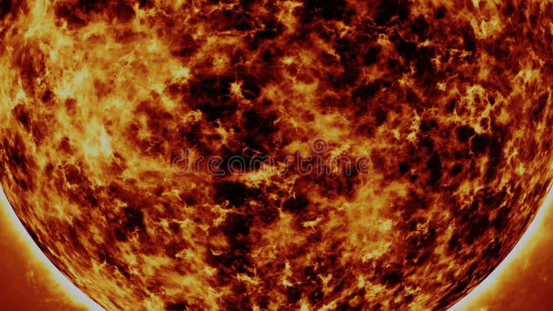 Solar cosmic sun stock video. Video of abstract, fiery - 42595451