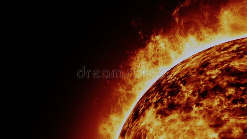 Solar cosmic sun stock video. Video of abstract, fiery - 42595451