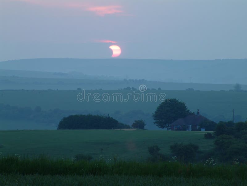 Solar eclipse stock photo. Image of solar, sunrise, morning - 4142