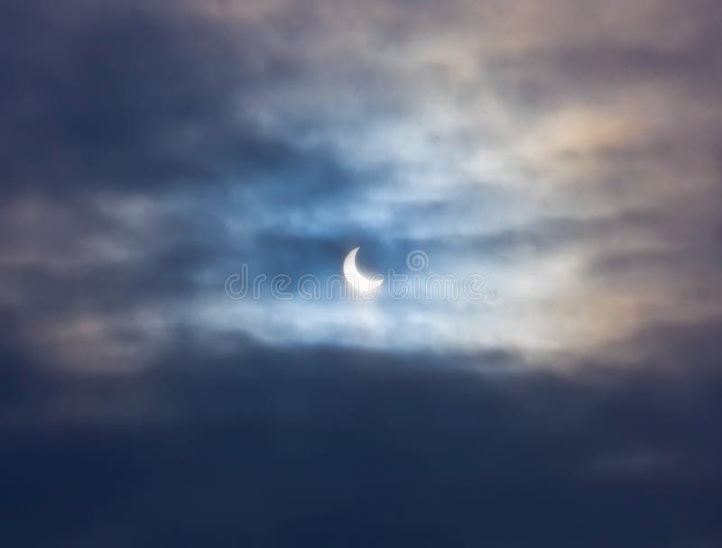 Annular solar eclipse stock photo. Image of moon, universe - 8101716