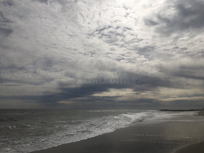 Solar Eclipse in April Above Atlantic Ocean in Far Rockaway, Queens ...