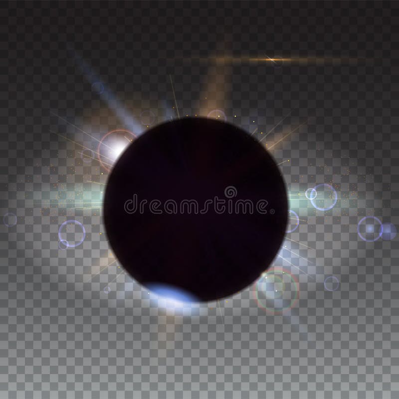 Eclipse flare stock illustration. Illustration of global - 19559847