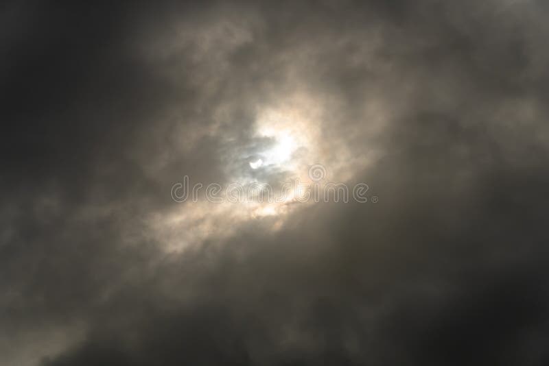 Solar Eclipse. Astronomical Phenomenon Stock Image - Image of planet ...