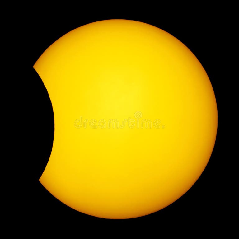Solar Eclipse. the View of the Sun. Elements of this Image Furnished by ...