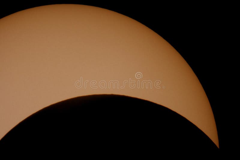 Solar eclipse stock image. Image of space, real, phases - 996991