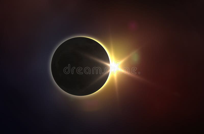 Solar Eclipse stock photo. Image of solar, shine, dark - 97050450