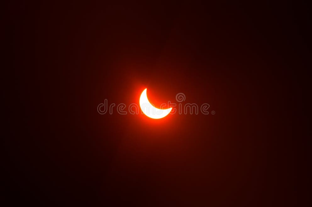 Solar eclipse stock image. Image of scientific, moon - 52007261
