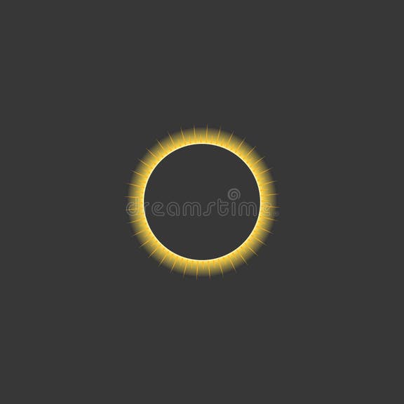 Solar eclipse stock vector. Illustration of lunar, astronomy - 99876353