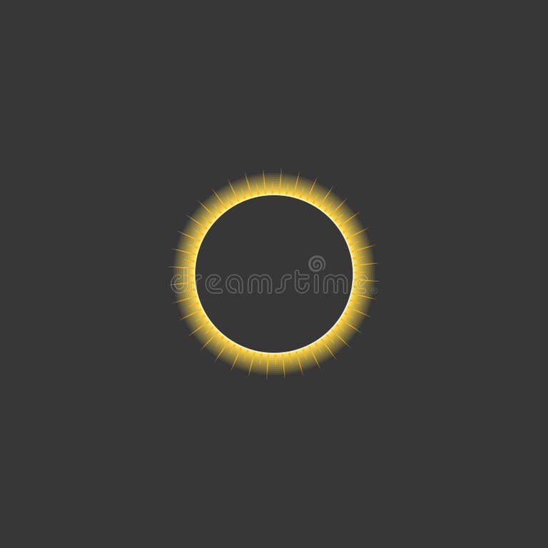 Solar eclipse stock vector. Illustration of lunar, astronomy - 99876353