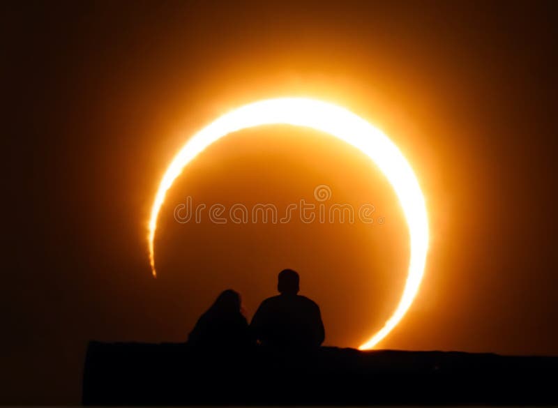 Solar Eclipse Full Moon is an Astronomical Phenomenon. Realistic ...