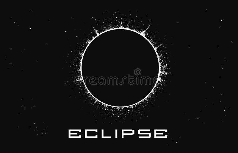 Solar Eclipse Hand Drawn Illustration Stock Vector - Illustration of ... Solar Eclipse Hand Drawn Illustration Stock Vector - Illustration of ...