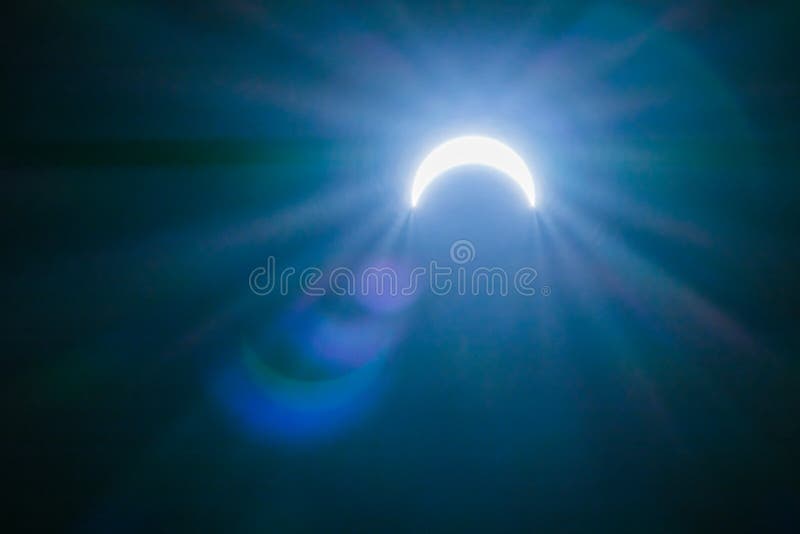 Solar Eclipse with Light Effects Backgrounds Stock Photo - Image of ...