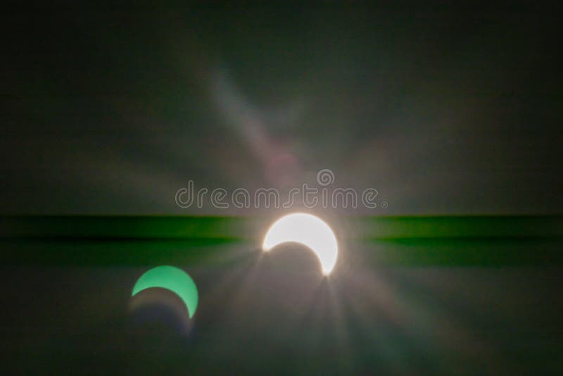 Solar Eclipse with Light Effects Backgrounds Stock Photo - Image of ...