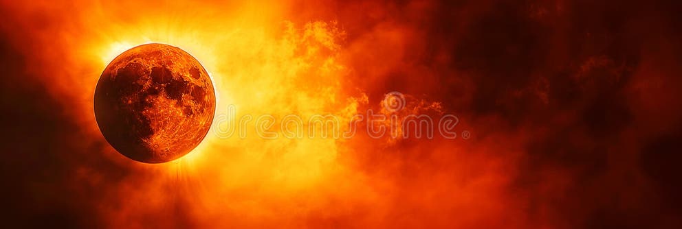 During a Solar Eclipse, the Moon Completely Covers the Sun, Creating an ...