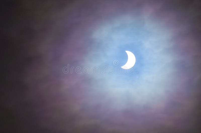 Solar eclipse. stock image. Image of europe, circle - 314157781