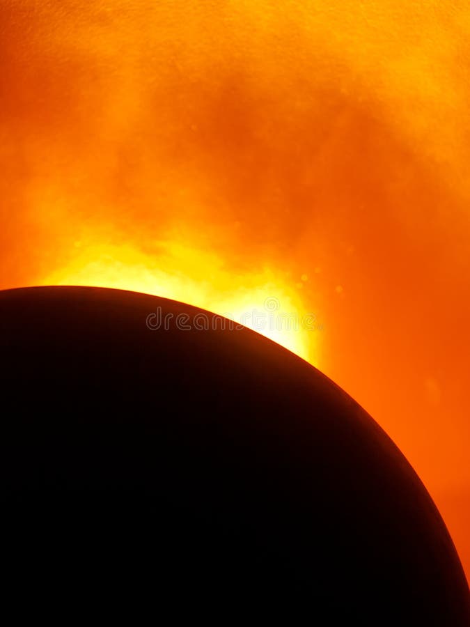 Solar eclipse stock image. Image of abstract, yellow - 33741297