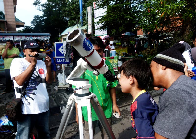 Solar eclipse editorial stock photo. Image of city, people - 67777158