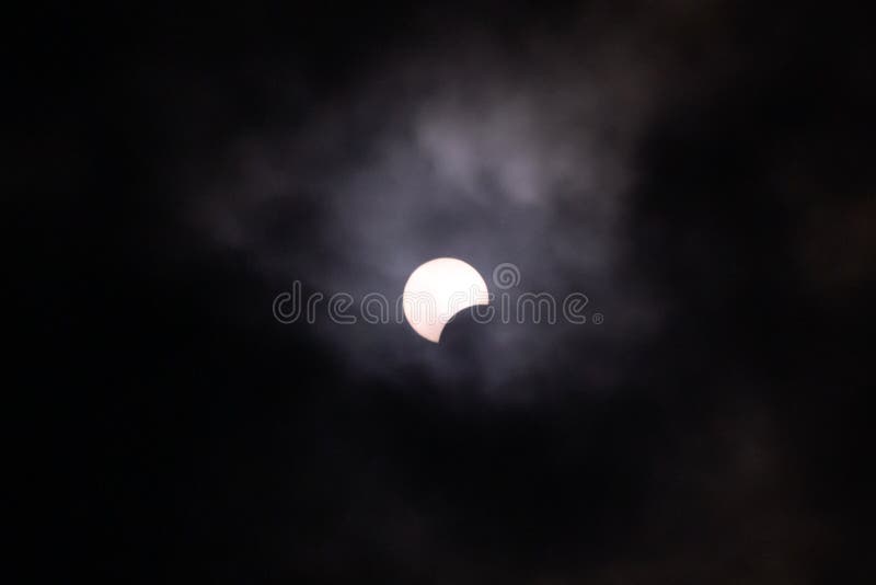 Solar eclipse in Toronto stock image. Image of landscape - 314623357