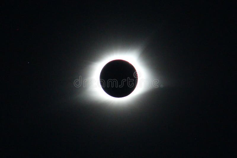 Solar Eclipse at Totality stock photo. Image of lunar - 98475488