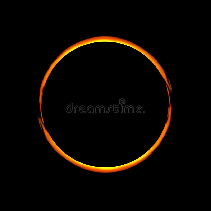 Solar Eclipse. Vector Illustration.Abstract Ring Background Stock ...