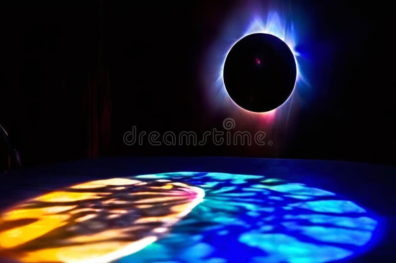 Solar Eclipses Shadow a Holographic Representation of a Solar Ec Stock ...