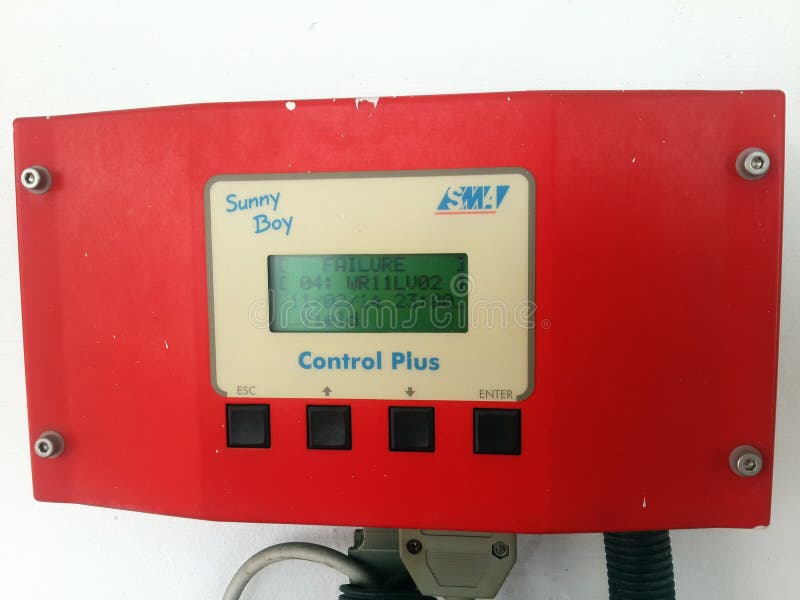 Solar Electrical Control Cabinet Editorial Stock Photo - Image of solar ...