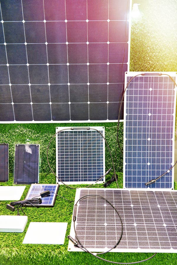 Solar electro panels stock photo. Image of renewable - 276488962