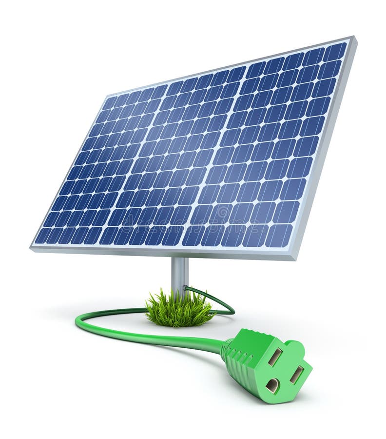 Solar energy concept stock illustration. Illustration of earth - 27604380