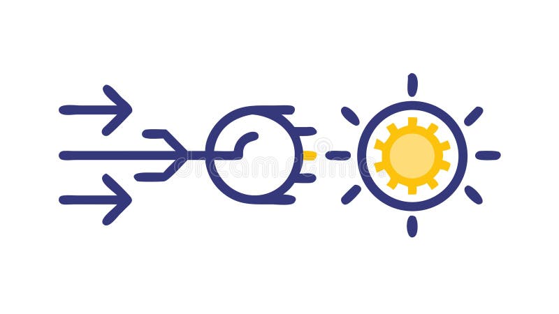 Solar Energy Circuit Board Technology Icon, Vector Design Generative AI ...