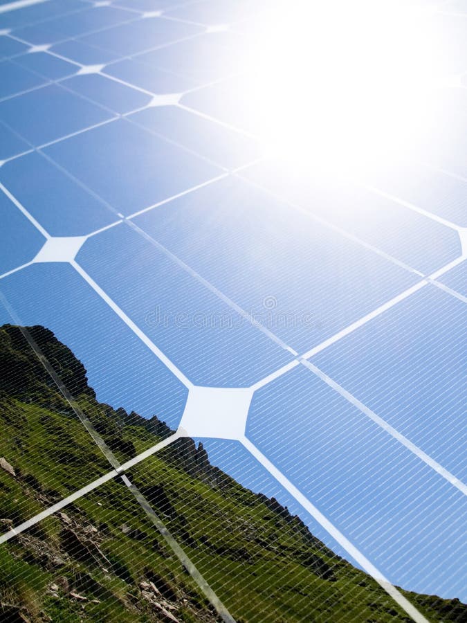 Solar energy concept stock photo. Image of silicium, green - 13802384