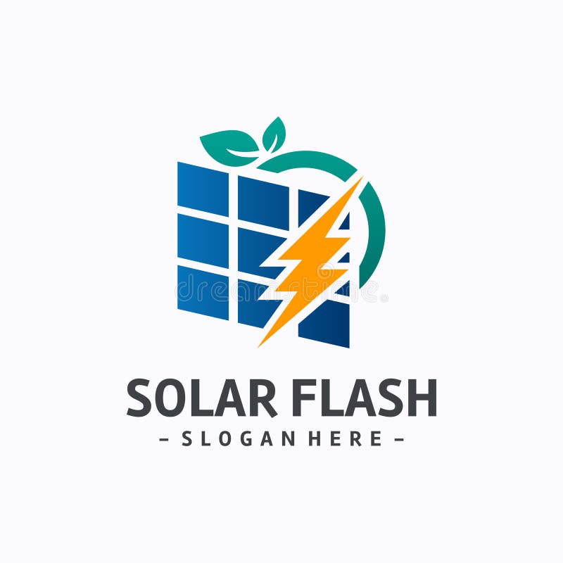 Solar Energy, Ecology Solar Logo Stock Vector - Illustration of solar ...