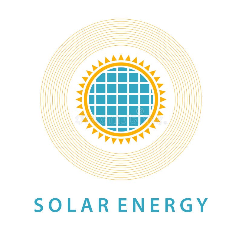 Solar Panel and Wind Turbine Icon Stock Vector - Illustration of ...