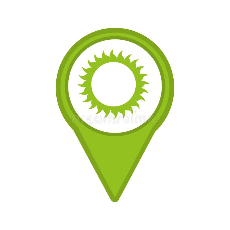 Solar Energy Isolated Icon Design Stock Illustration - Illustration of ...