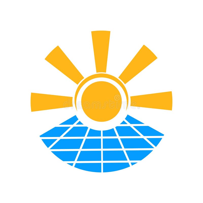 Solar Energy Logo Icon Design Stock Vector - Illustration of renewable ...