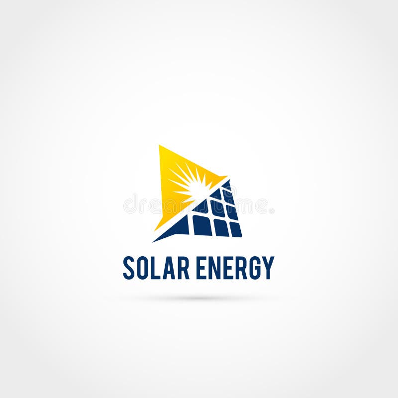 Solar Energy Logo stock illustration. Illustration of graphic - 27438235