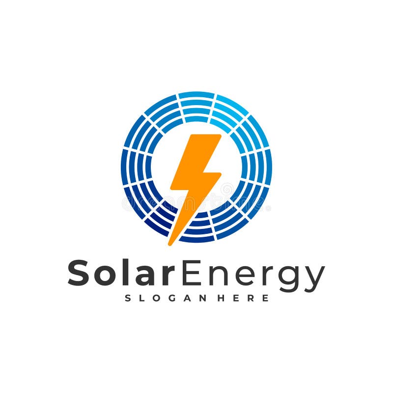 Solar Energy Logo Vector Template, Creative Solar Panel Energy Logo ...