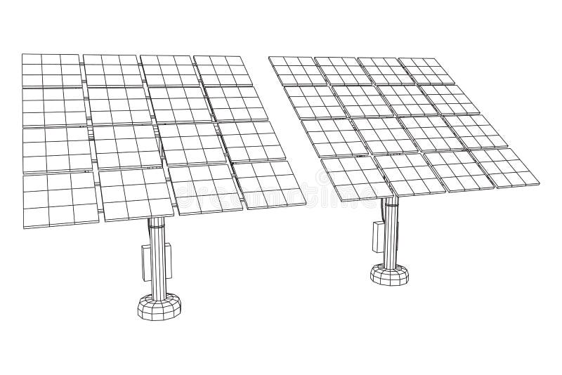 Solar Panel Blueprint Stock Illustrations – 887 Solar Panel Blueprint ...