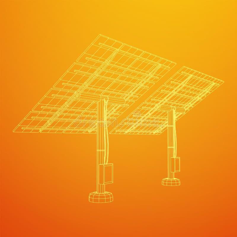 Solar energy panel vector stock vector. Illustration of electricity ...