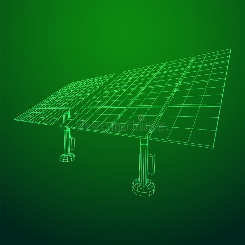 Solar energy panel vector stock vector. Illustration of conservation ...