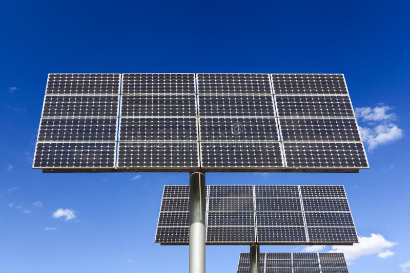 Solar energy plants stock photo. Image of ecological - 16473356