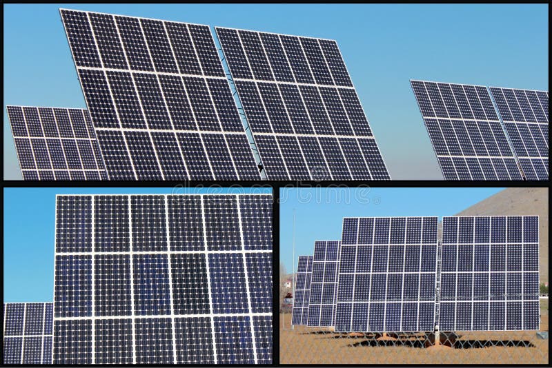 Solar Energy Panels Collage Stock Photo - Image of alternative, panels ...