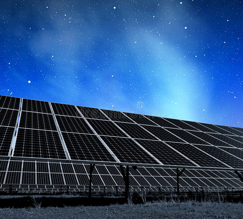 264 Solar Energy Panels Night Stock Photos - Free & Royalty-Free Stock ...