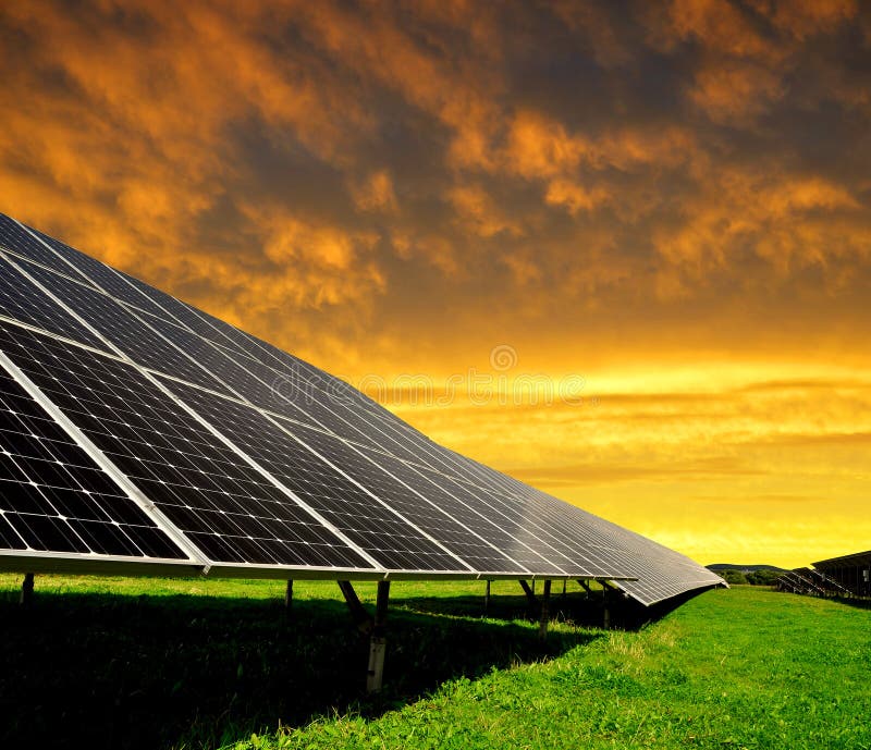 Solar energy panels stock image. Image of energetic, energy - 40908237