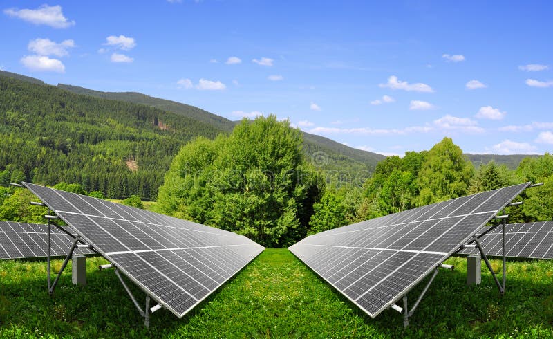 Solar energy panels stock photo. Image of energy, future - 39876232