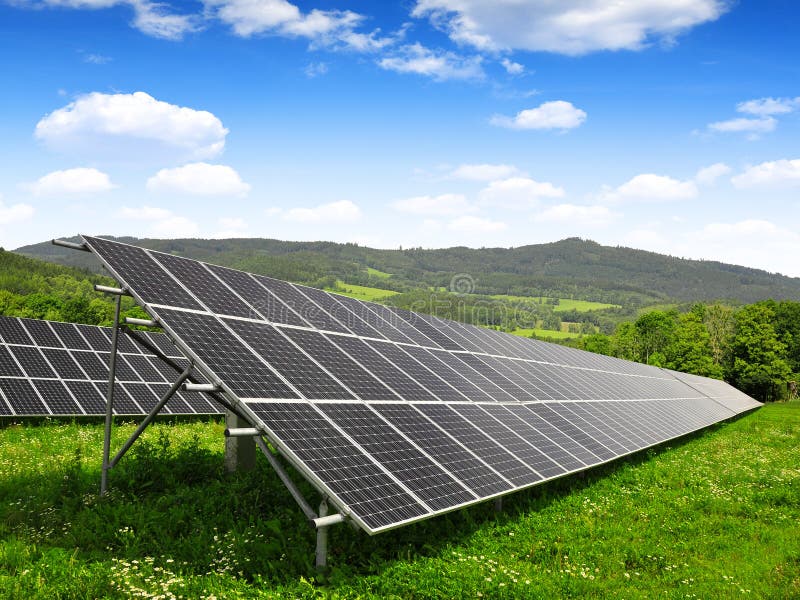 Solar energy panels stock image. Image of panel, innovative - 41300387