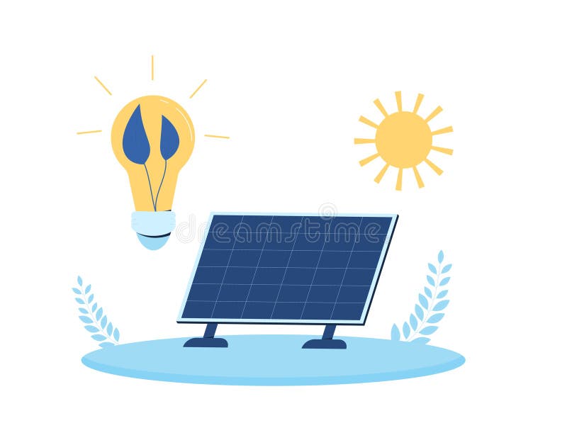 Solar Energy System Concept. Installing Solar Panel. Sustainable ...