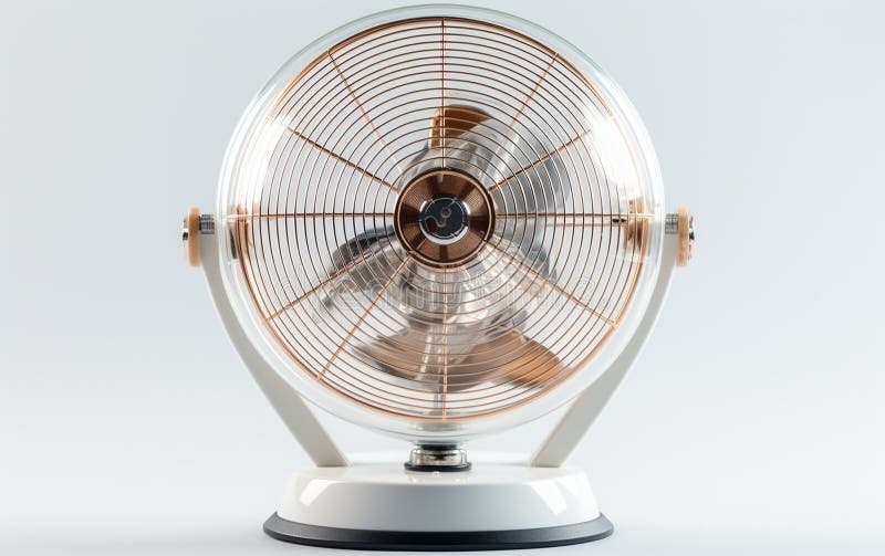 Solar Fans in a Bright Setting Generative Ai Stock Image - Image of ...