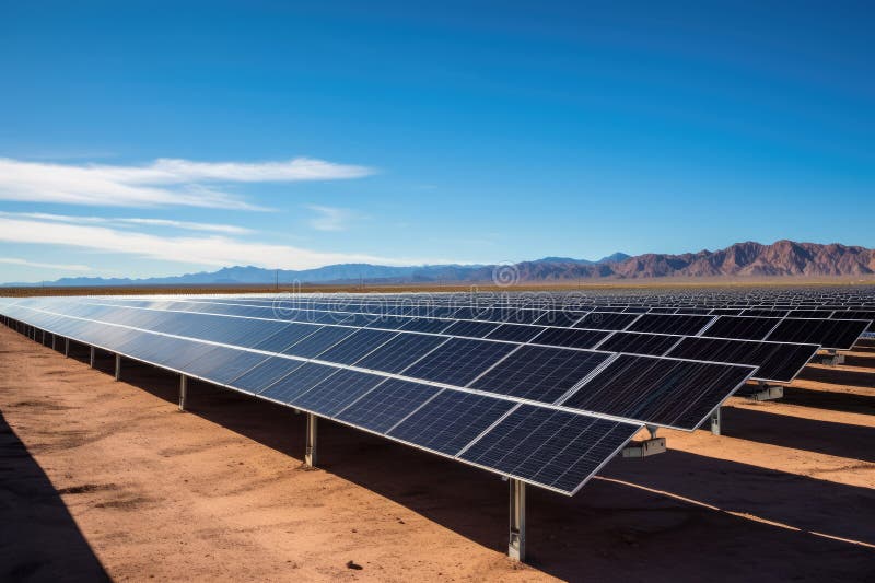 Solar Farm stock illustration. Illustration of power - 278510589